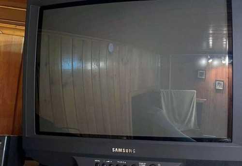 Телевизор Samsung (диаг. 54 см) и видик Panasonic