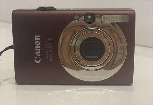 Компактный фотоаппарат canon ixus 80 is