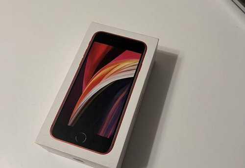 Коробка от iPhone SE 2020 Red