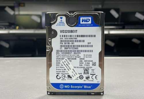 WD Scorpio Blue, 320Gb, HDD, SATA, 2.5"