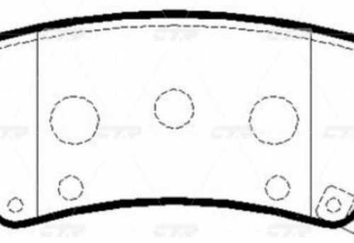 CTR GK0502 / ckkh-48 Колодки тормозные дисковые за