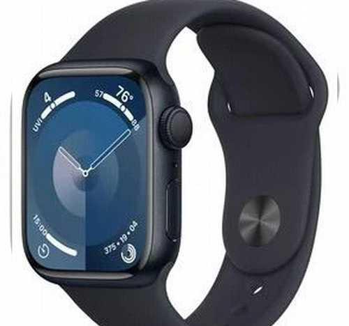 Смарт часы apple watch series 9 41mm midnight