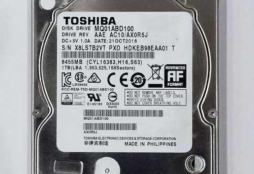 Жёсткий диск 1 Тб - Toshiba 2,5" н/р