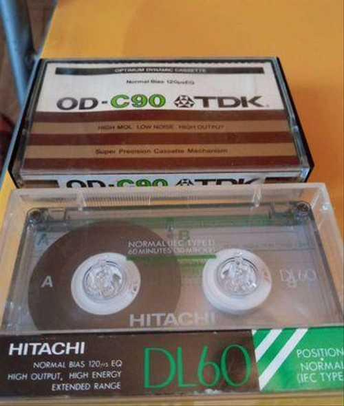 Аудиокассеты TDK od-c90, Hitachi