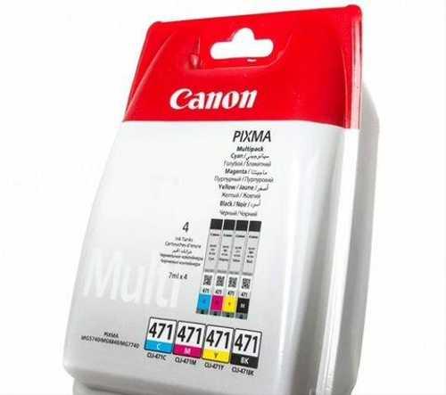 Струйный картридж Canon CLI-471 BK/C/M/Y 118185