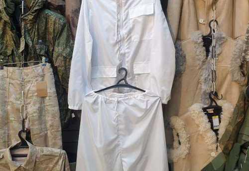 Маскхалат белый зимний маскировочный костюм