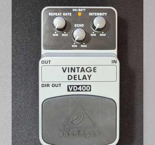 Гитарная педаль Behringer VD400 vintage delay