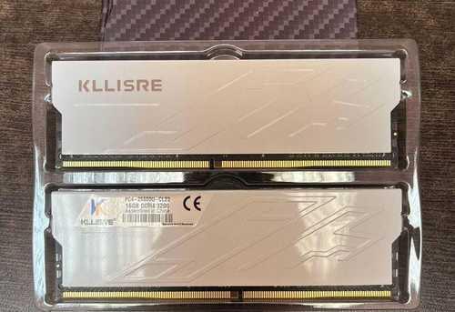 Оперативная память 32gb 2x16 DDR4 3200mhz Kllisre