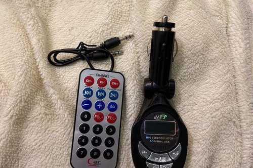 MP3 плеер + FM трансмиттер с дисплеем и пультом