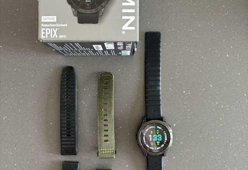Часы Garmin Epix gen 2 47mm sapphire