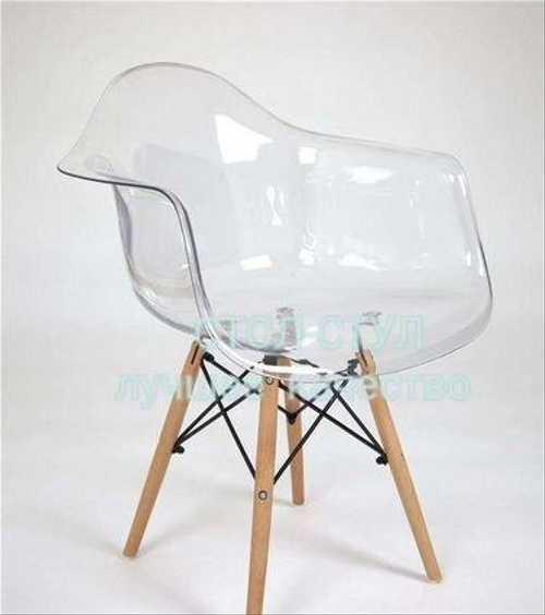 Кресло DSW eames прозрачное Glassy