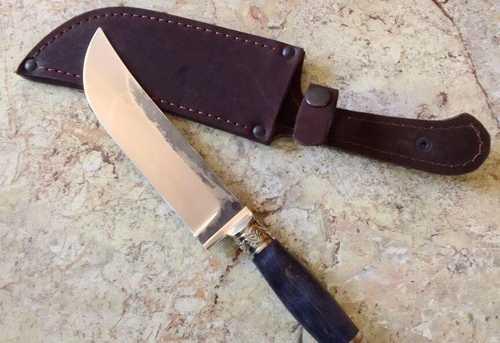 Нож кованый "Пчак" 95х18 стаб.карелка АКБАР