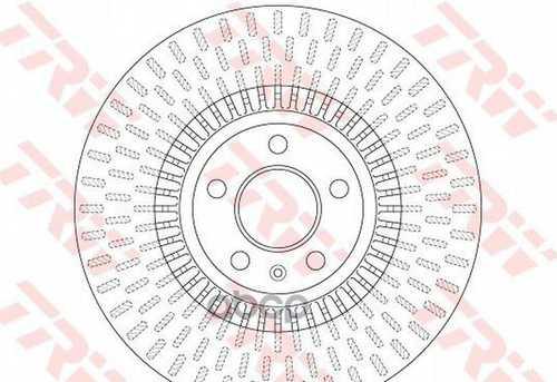 Диск тормозной передний audi A6 (C7) DF6216 DF6