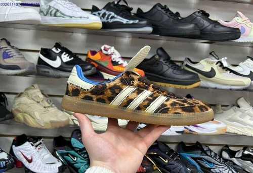 Adidas samba wales bonner leopard