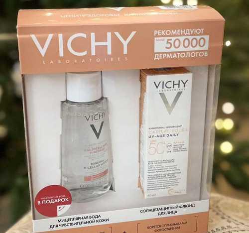 Vichy мицеллярная вода для чувствительной кожи сол