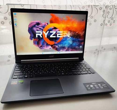 Игровой ноутбук Acer Ryzen5/8gb/GTX 1650ti