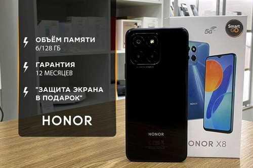 Honor X8 5G (6/128Gb, Полночный черный)