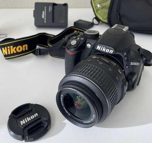 Зеркальный фотоаппарат nikon d3100 kit 18 55mm