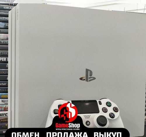 Sony PlayStation 4 Pro 1TB (белая) бу