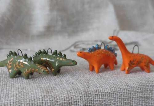 Кулон керамический "Динозавр"