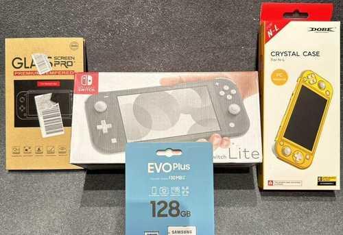 Nintendo switch lite + набор