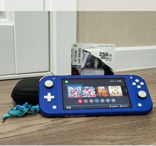 Nintendo switch lite прошитая 256 GB