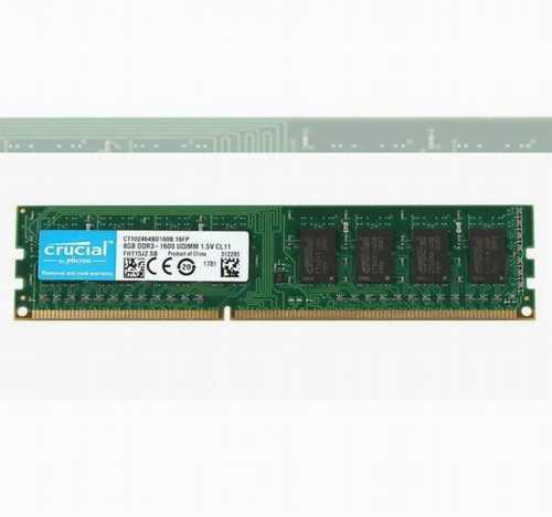 UDimm DDR3L Crucial 4 Gb 1600 MHz CL11