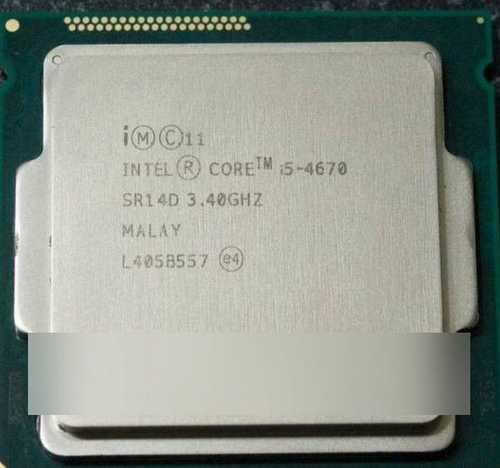 Процессор intel core i5 4670