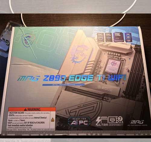 MSI MPG Z890 Edge Ti WiFi LGA 1851 - белая