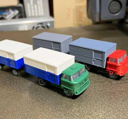 IFA W50L фургон с прицепом 1:87