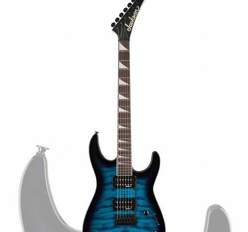 Jackson JS20 Series Dinky DKQ 2PT Transparent Blu