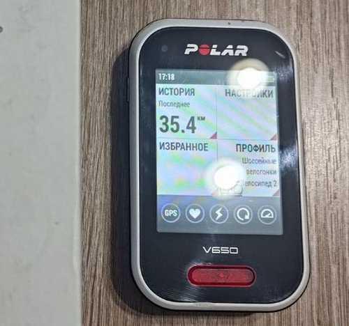 Велокомпьютер polar v650