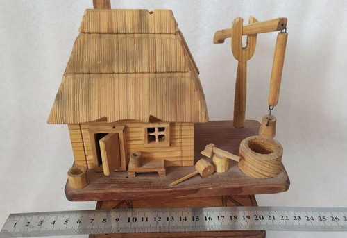 Деревянный домик - Шкатулка