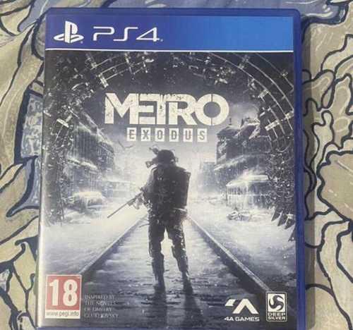 Игра для приставки ps4 Metro Exodus