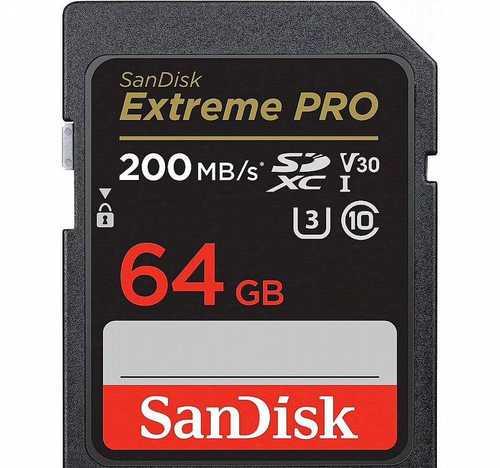 Карта памяти SanDisk sdxc Extreme Pro Class 10 UHS