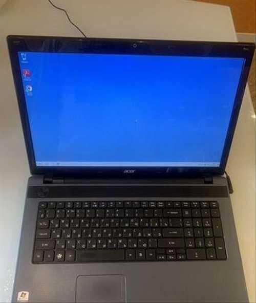 Ноутбук 17 дюймов Acer aspire 7250