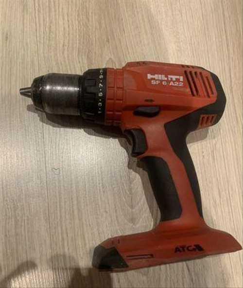 Аккумуляторная дрель Hilti SF 6-A22