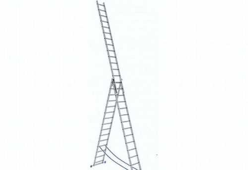 Универсальная усиленная трехсекционная лестница ST
