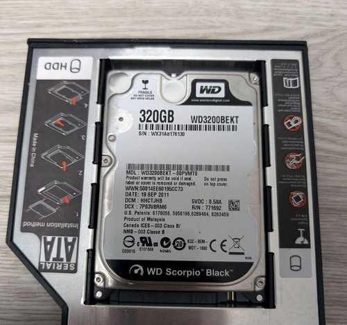 Адаптер для установки устройств SSD, HDD