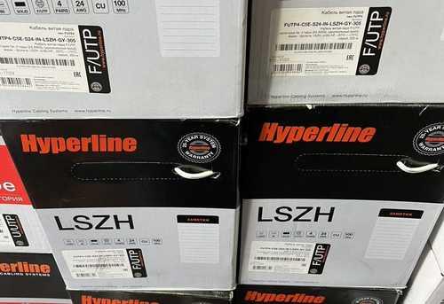 Кабель Hyperline FTP cat 5e lszh 4x2x,051 серый