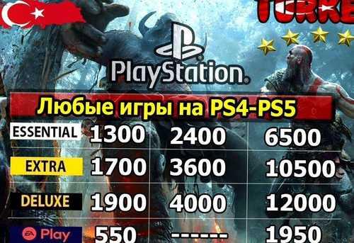 Подписка PS Plus Турция/Украина/Любые игры PS0764
