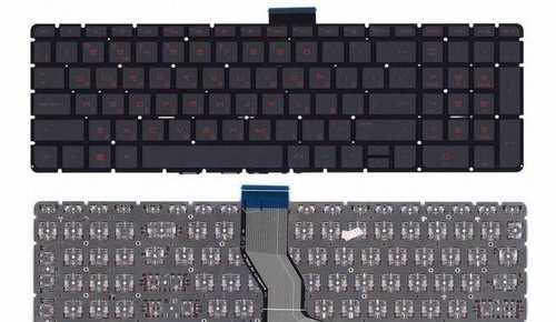 Клавиатура для HP Envy 15-ae103ur черная с красной