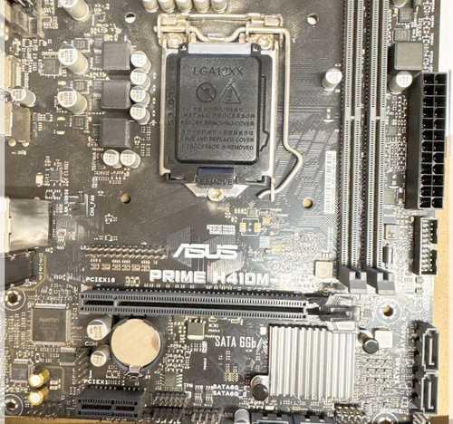 Материнская плата Asus h410m-r LGA 1200