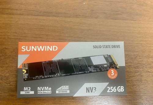 Новый SSD накопитель Sunwind NV3 M.2 2280 256 гб