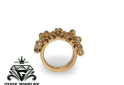 Золотое кольцо с бриллиантами Dior