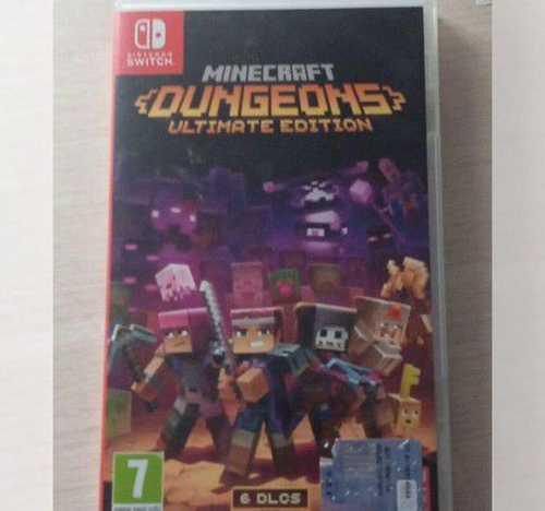 Игра для nintendo switch, Minecraft dungeons