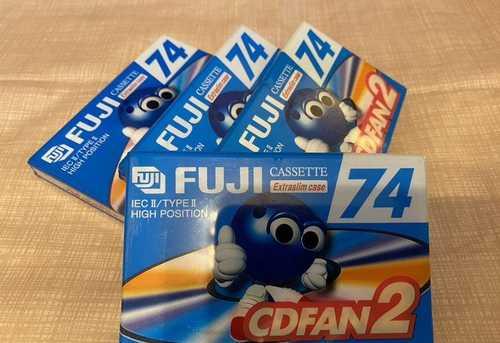Кассета Хромовая Fuji CDFan2 74 Slim Япония