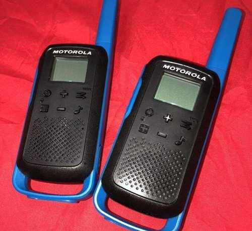 Рация Motorola Talkabout T62 Blue/Black (2 штуки)