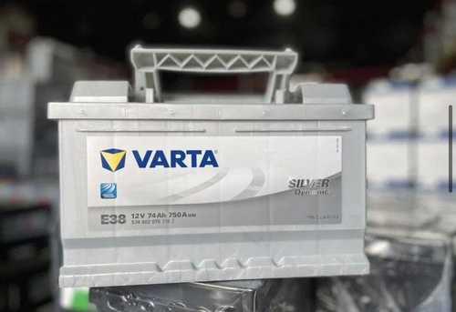 Аккумулятор Varta silver dynamic 74 ah E38