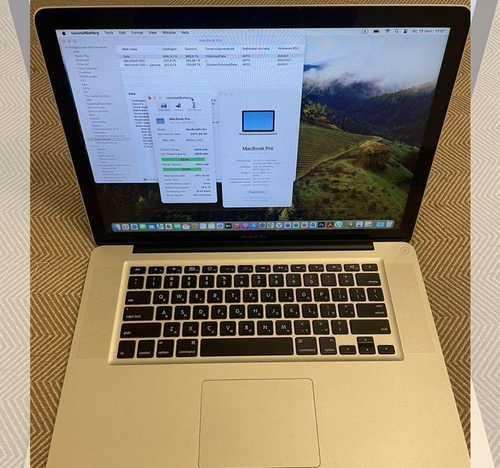 Macbook pro 15: i7+нов.АКБ+SSD+756Gb+16RAM+Sonoma